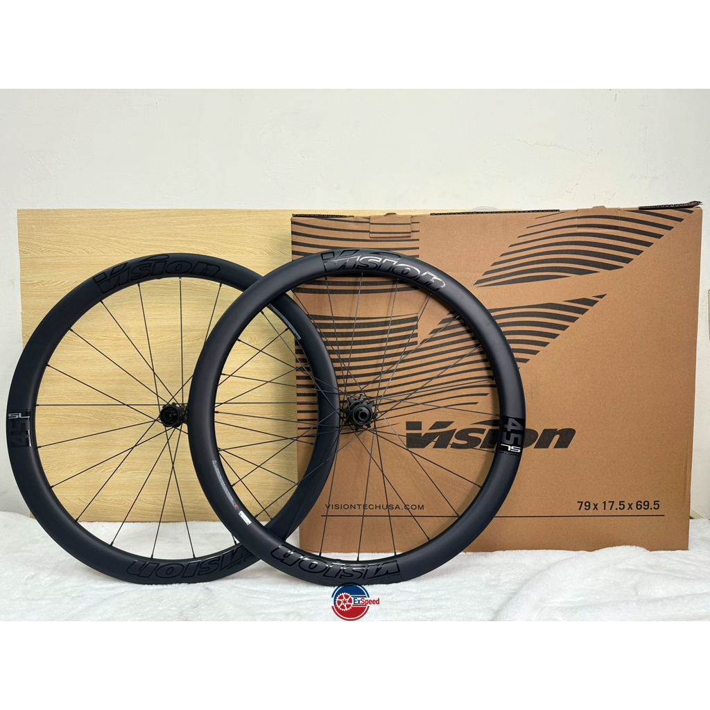 【速度極限】Vision Metron 45 Sl Disc 碟煞無內胎碳纖輪組 公路車 單車 武嶺 北高 雙塔 環島 | 蝦皮購物