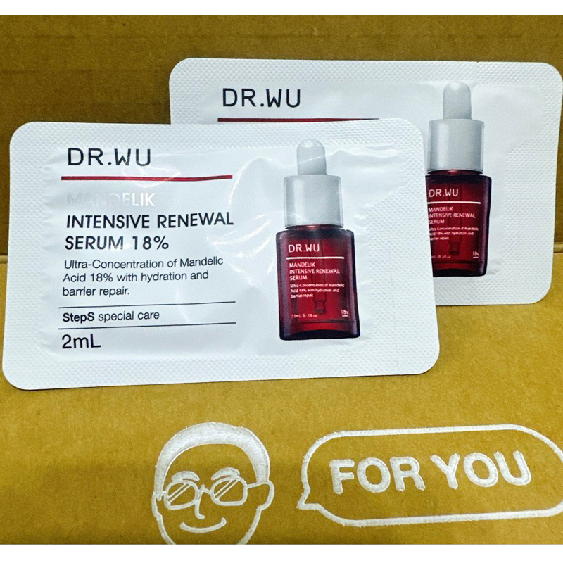 「效期 2026」#試用包 #體驗包 DR.WU 杏仁酸亮白煥膚精華18% 2ml | 蝦皮購物