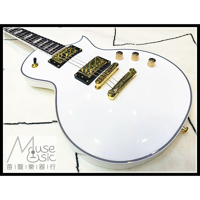 『苗聲樂器』ESP GrassRoots G-ECLIPSE 白色無搖電吉他 | 蝦皮購物