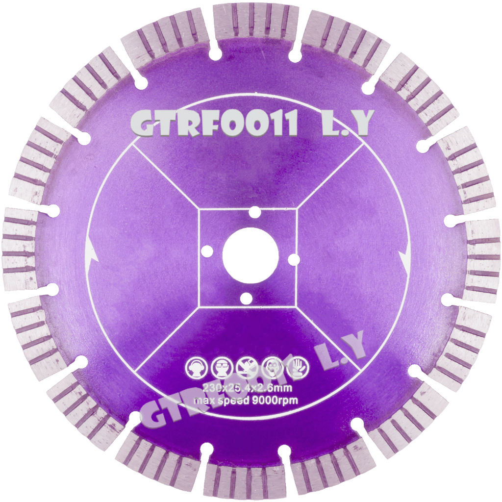 免運直享 9英吋 230mm 25.4mm 直紋開口型鑽石鋸片 標準型 鑽石鋸片 | 蝦皮購物