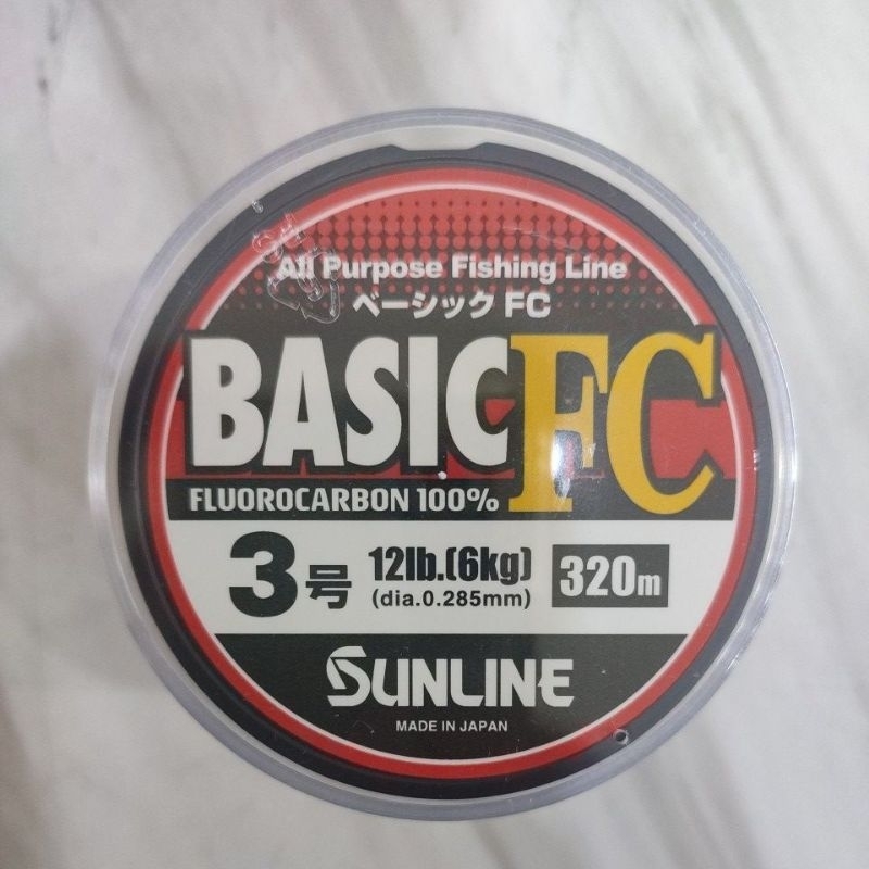 新款Sunline Basic FC 320米 日本製 碳纖線 卡夢 下野正希 前導線 有剩餘米數顯示 2024年新款 | 蝦皮購物