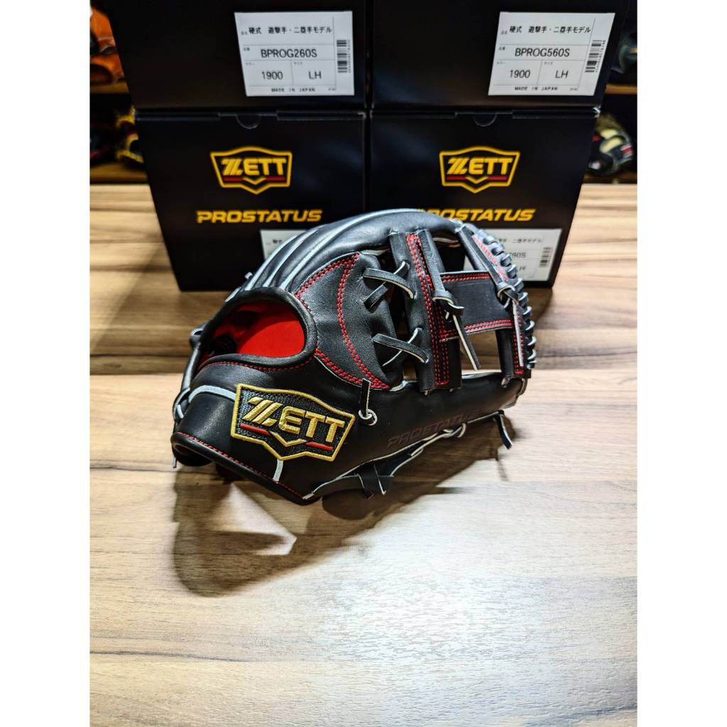 【熱火體育】ZETT 日本進口 Prostatus SE 頂級硬式 今宮款 接球手套 工字 黑 BPROG760S-19 | 蝦皮購物