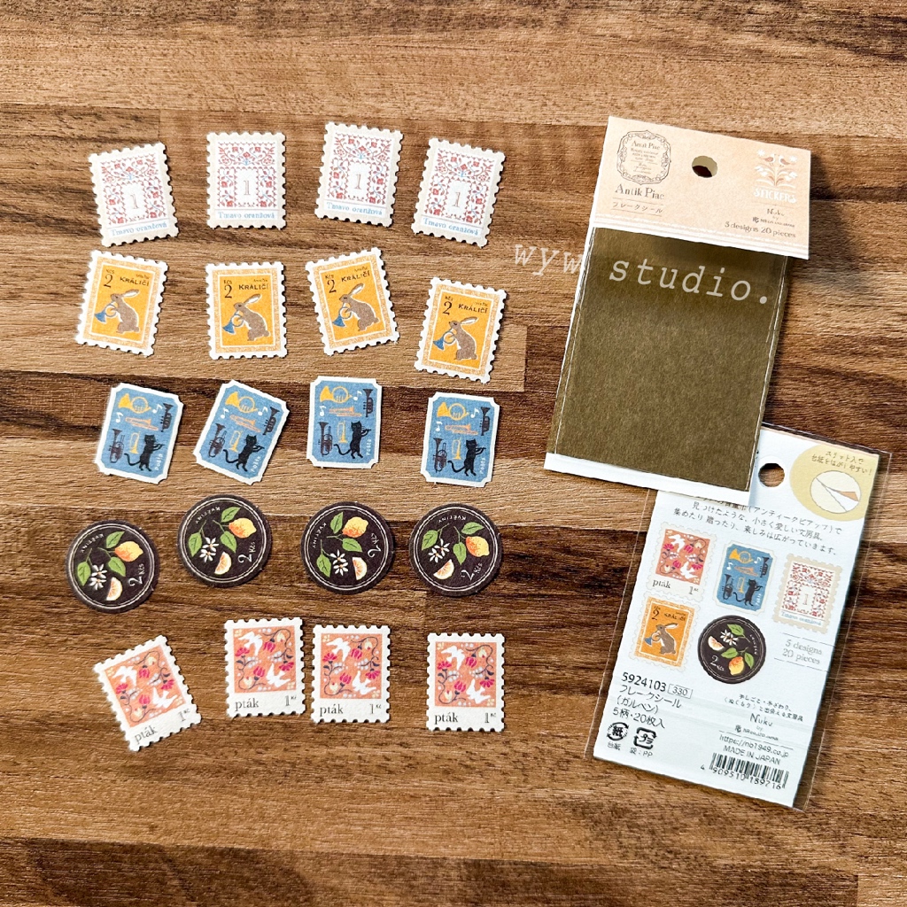 日本NB社 Nuku復古郵票貼紙 現貨 Antik Piac日本製 日本貼紙 | 蝦皮購物
