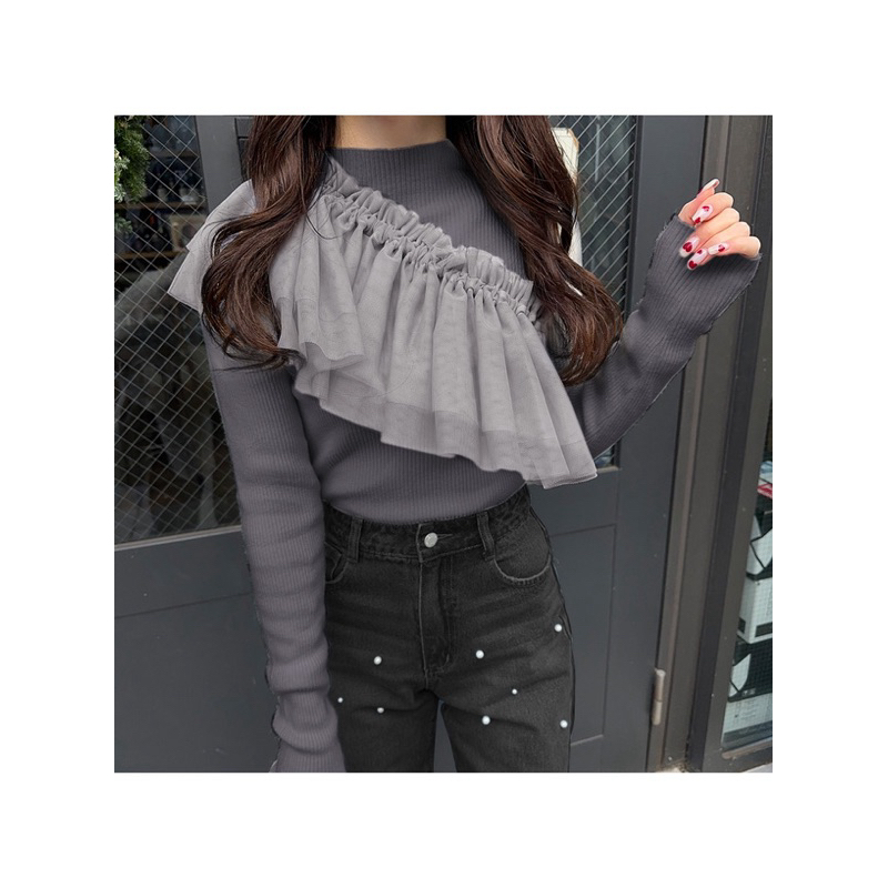 現貨｜GRL 日單🇯🇵3WAY 日系薄紗層次感領子 斗篷 百搭配件 三標齊全 [tw1130] | 蝦皮購物