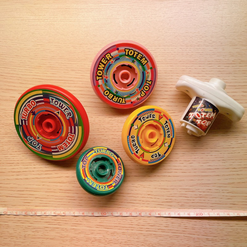 【二手】 懷舊 復古 玩具 絕版 turbo tower totem top | 蝦皮購物