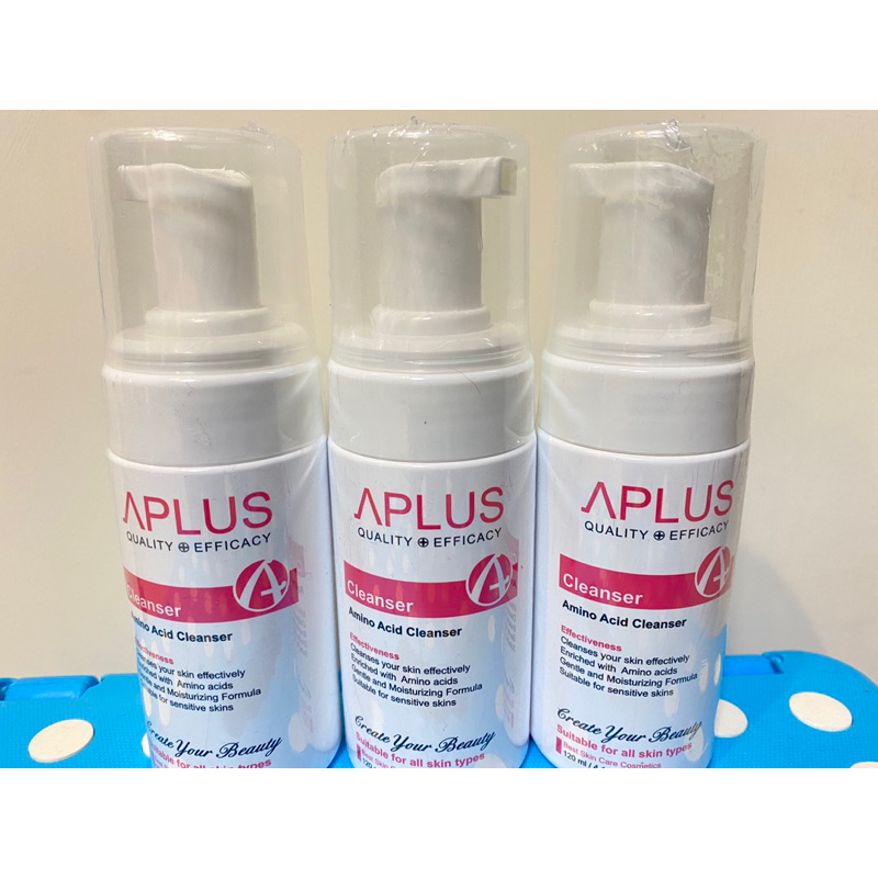 綺麗生技 APLUS 胺基酸保濕潔面慕斯 120ml | 蝦皮購物