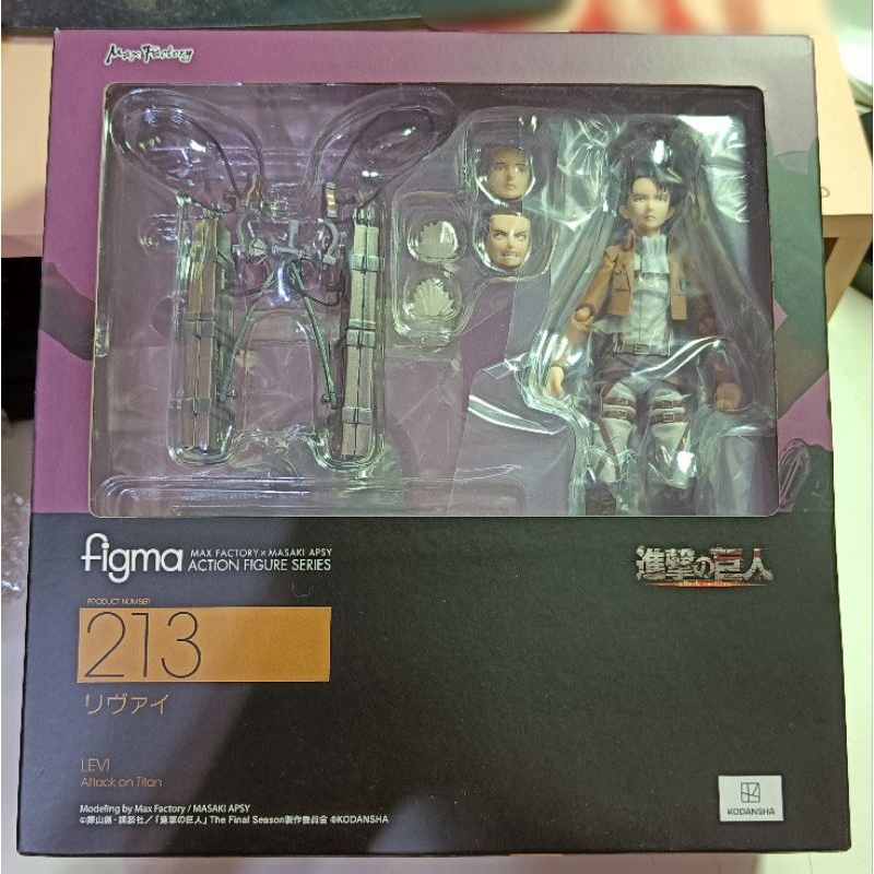 近全新 代理版 GSC figma 進擊的巨人 兵長 里維 阿卡曼 再販版 | 蝦皮購物