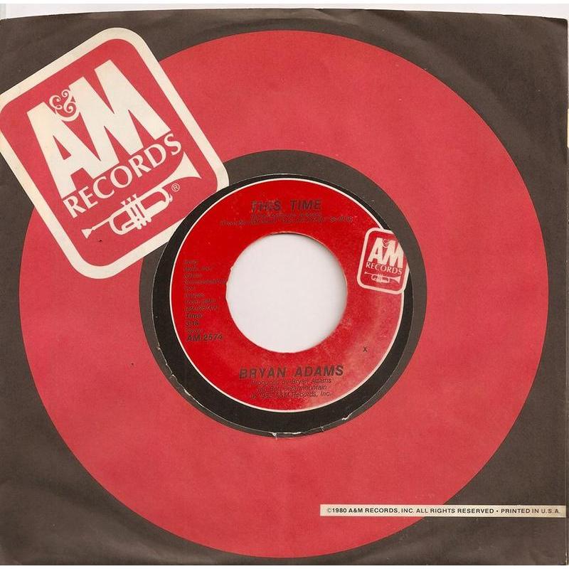 This Time - Bryan Adams（7吋單曲黑膠唱片）Vinyl Records | 蝦皮購物
