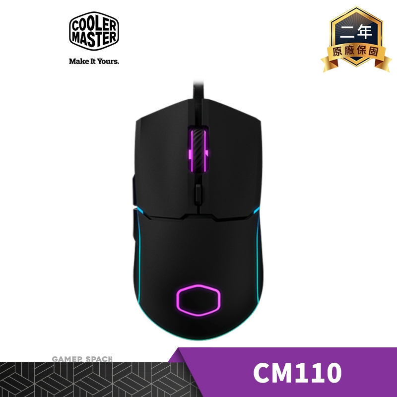 Cooler Master 酷碼 CM110 RGB 電競滑鼠 玩家空間 | 蝦皮購物