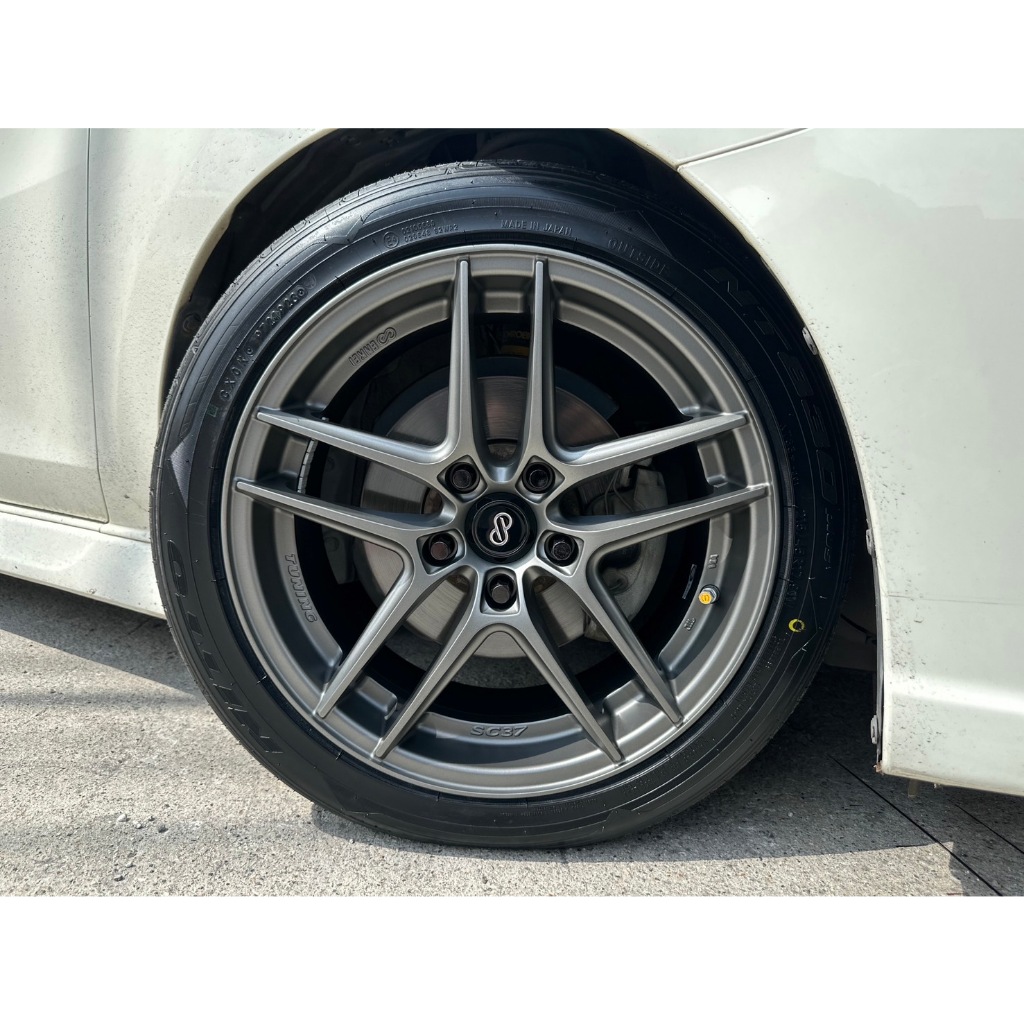 【捌貳】經銷專賣店 ENKEI SC37 18吋鋁圈 孔108 5孔100 5孔112 5孔114.3 鐵灰 | 蝦皮購物