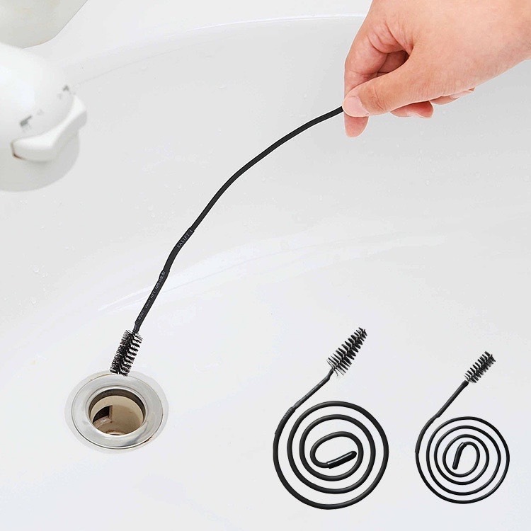 COGIT 日本排水管毛髮疏通器清潔刷 粗細2入組 | 疏通水管 浴缸 洗手台 排水孔 | 蝦皮購物