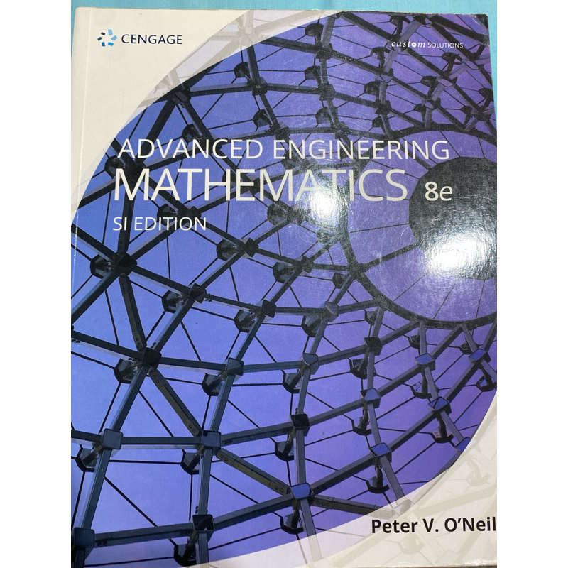 Advanced Engineering Mathematics 8/E O'Neil 工程數學 | 蝦皮購物