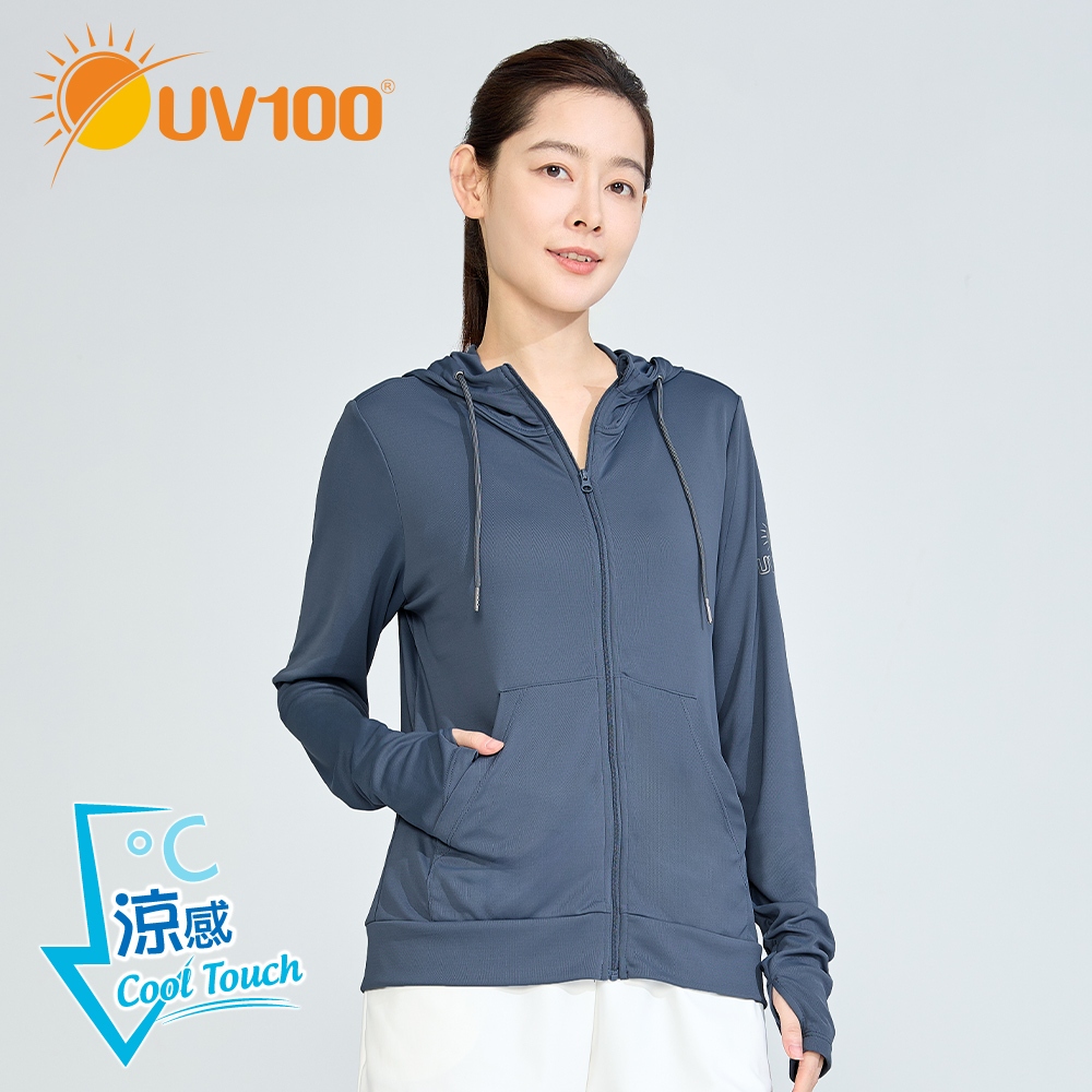 【UV100】防曬 抗UV-Apex涼感休閒連帽外套-女(AA24125)-蝦皮獨家款 | 蝦皮購物