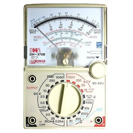 東方不敗 含稅 DHA 萬用電錶 指針式三用電錶 DH-370B 公司原廠貨 | 蝦皮購物