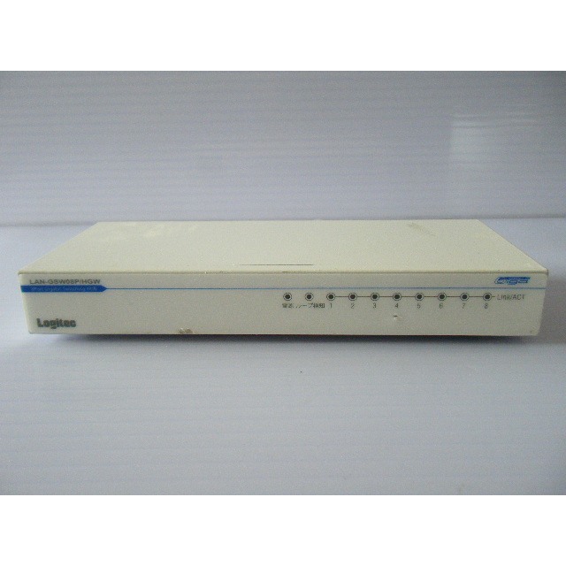 logitec LAN-GSW08P/HGW 8Port交換器 鐵殼,無風扇 | 蝦皮購物