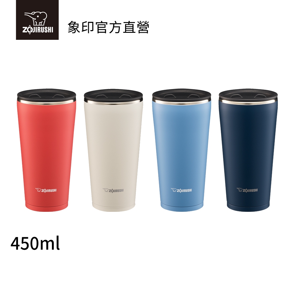 【ZOJIRUSHI 象印】不銹鋼真空保溫保冷杯(SX-FSE45)｜450ml 旋轉開蓋 可拆式茶葉濾網 | 蝦皮購物