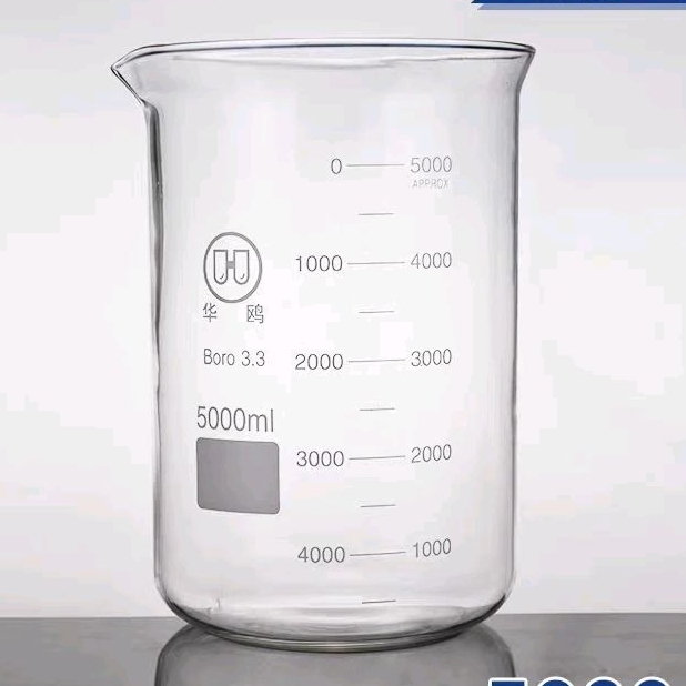 玻璃燒杯5000ml 耐熱燒杯5L含稅附發票 | 蝦皮購物