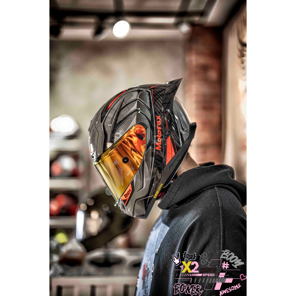 💟X2 Moto💟 Motorax® R50s Code 灰色 全罩 安全帽 | 蝦皮購物