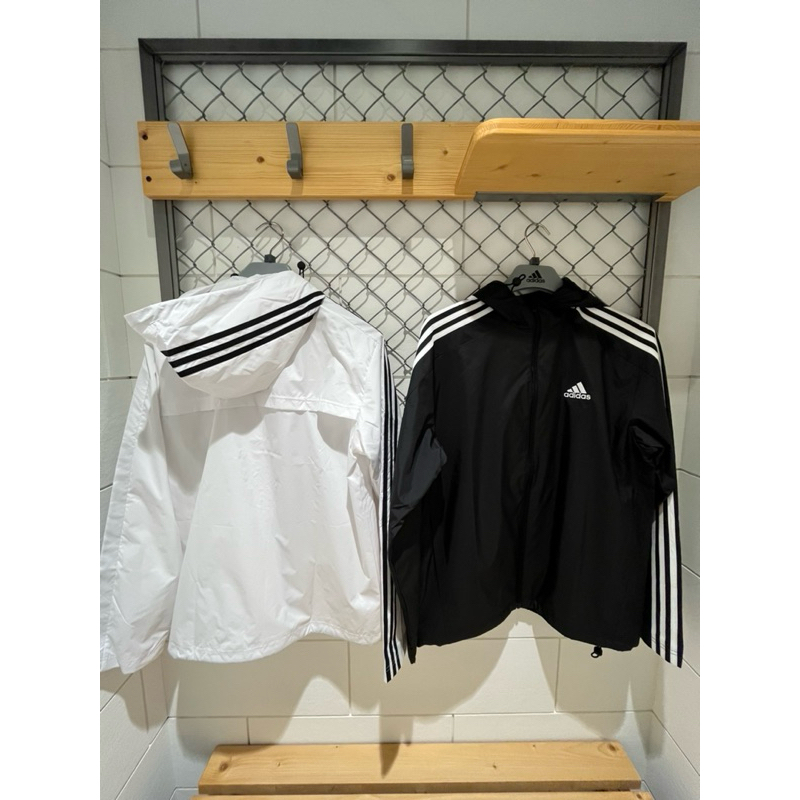 【lujiu_shop】Adidas 風衣外套 logo 內網眼 三線 IB0381 IB0382 | 蝦皮購物