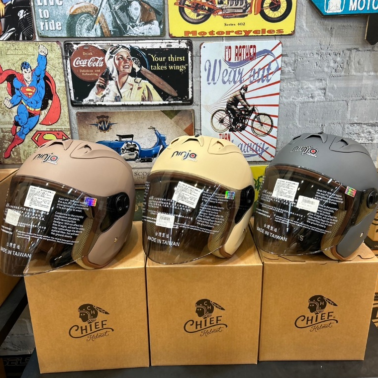 【164安全帽 】華泰NINJA KK K868 半罩式 新色 R帽 安全帽 內裡可拆洗式 安全帽 | 蝦皮購物