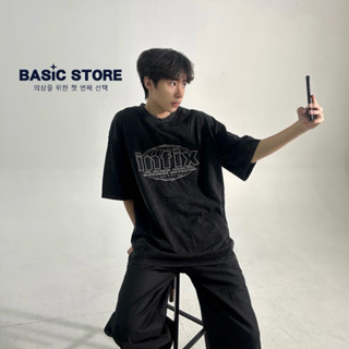 【BASIC】現貨｜韓國 infix水洗短袖 模特實拍 超頂 水洗 仿舊 落肩版型 質感 街頭感 情侶 模特實拍 | 蝦皮購物