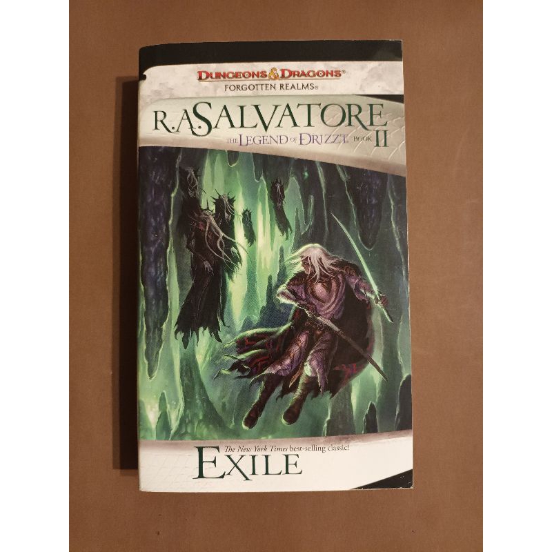 the Legend of Drizzt Book 2 - exile by r. a. salvatore丨未曾翻閱 | 蝦皮購物