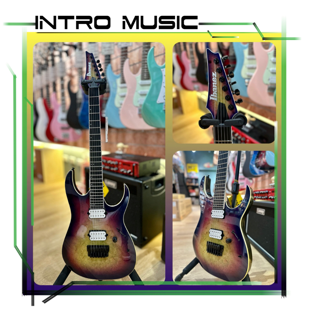 INTRO MUSIC || IBANEZ Iron Label RGIX6FDLB-NLB 反刀頭 極光漸層色 電吉他 | 蝦皮購物