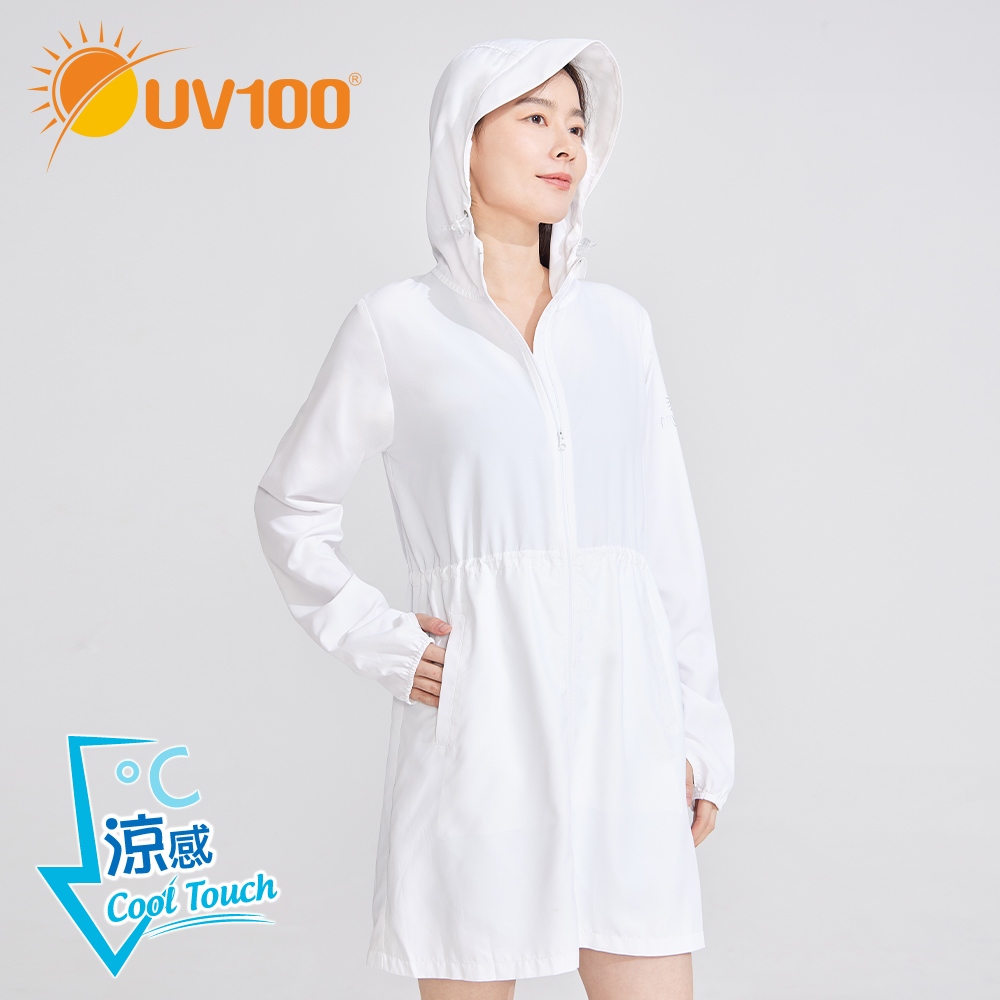 【UV100】防曬 抗UV-Suptex清涼連帽長版女外套-小帽簷(AA24077)-蝦皮獨家款 | 蝦皮購物