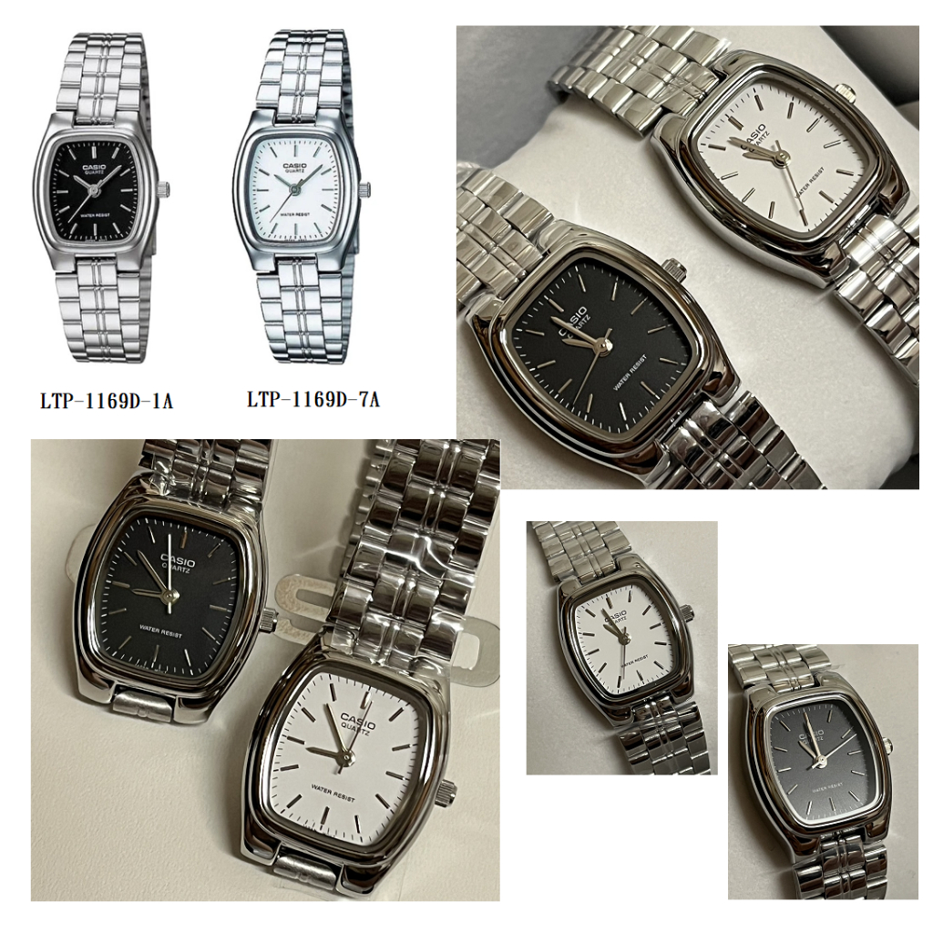 【天龜】CASIO 秀麗婉約 LTP-1169D 酒桶型指針腕錶 LTP-1169D-1A LTP-1169D-7A | 蝦皮購物