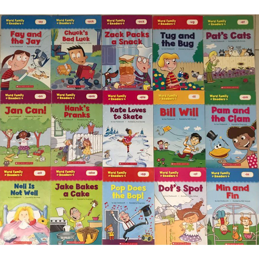 正版SCHOLASTIC Word Family Reader-16本散裝兒童自然拼音 | 蝦皮購物