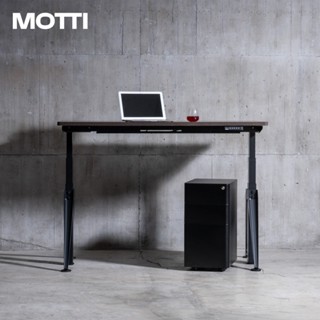 MOTTI 電動升降桌｜Kiin系列 灰黑色桌板 三節式靜音雙馬達 坐站兩用 辦公桌/電腦桌 (含配送組裝服務) | 蝦皮購物
