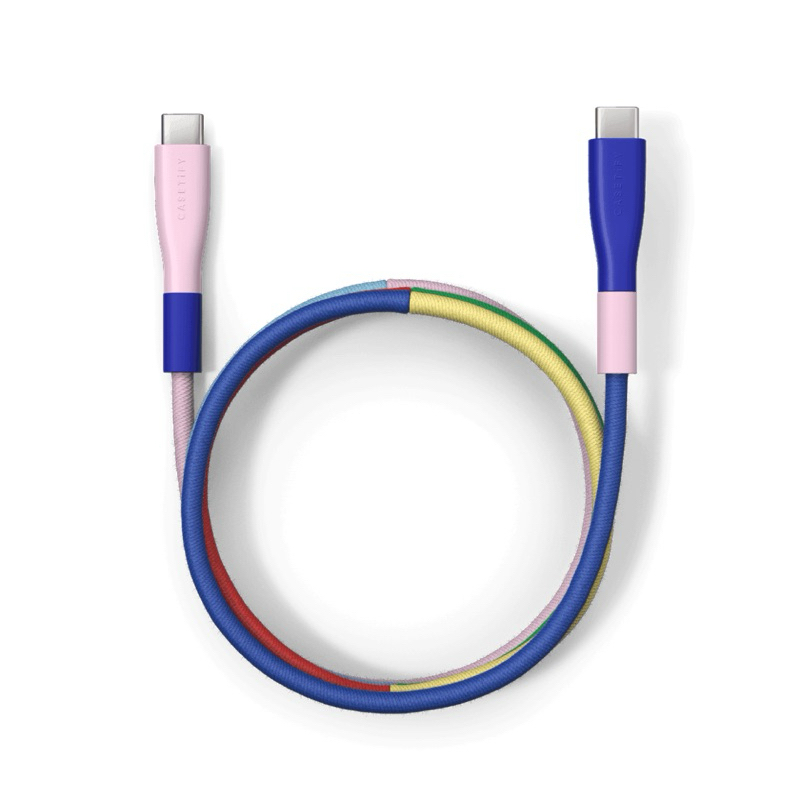 現貨 USB-IF認證 CASETiFY 240W PowerThru™ 充電線 USB-C to USB-C 1公尺 | 蝦皮購物