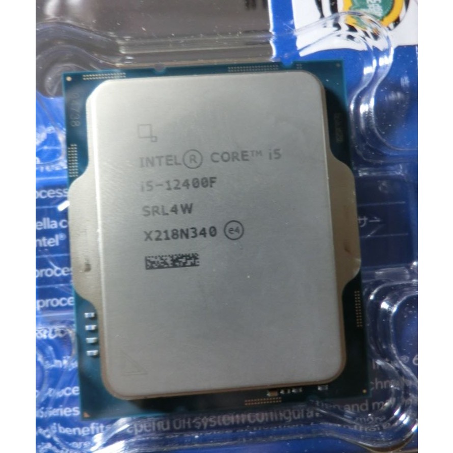 intel i5 12400f cpu含原廠銅風扇 保固內 | 蝦皮購物