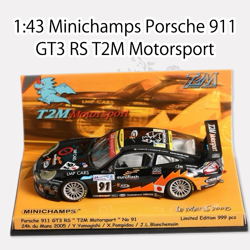 1:43 Minichamps Porsche 911 GT3 RS T2M Motorsport 絕版品 | 蝦皮購物