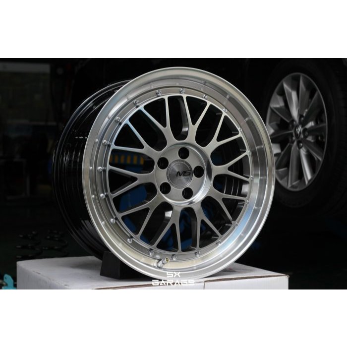 【超鑫國際】 MS MS823 19吋旋壓鋁圈 5孔100 5孔108 5孔112 5孔114 刷絲銀 輕量化 旋鍛 | 蝦皮購物