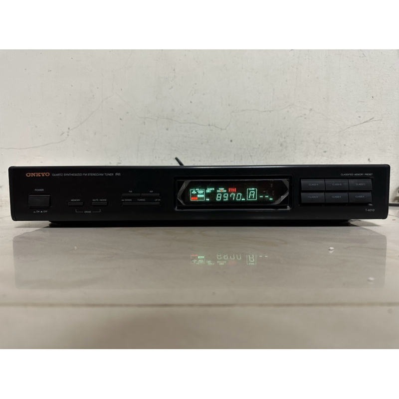 日本 ONKYO T4010 FM/AM 收音機/諧調器 立體燈會亮 日本製造~ | 蝦皮購物