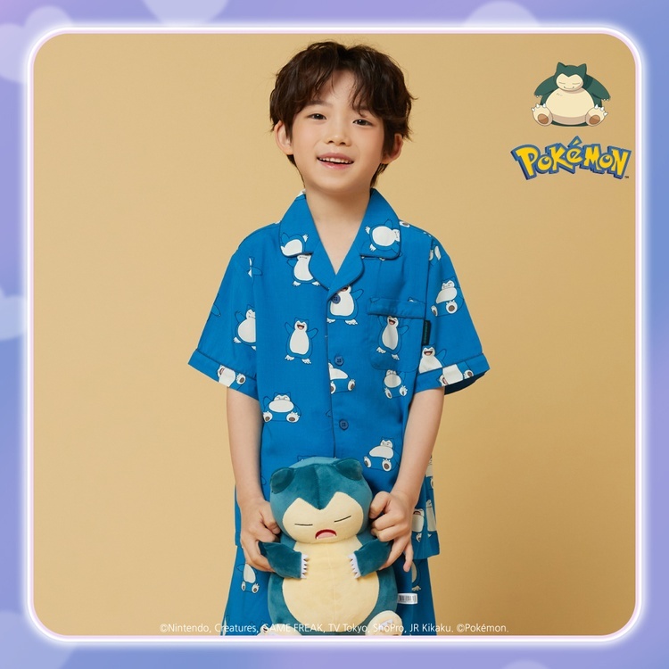 【zz韓國代購🇰🇷】 🔥新增新款🔥 SPAO x 寶可夢 睡衣 睡褲 套裝 拖鞋 神奇寶貝 皮卡丘 兒童睡衣 | 蝦皮購物