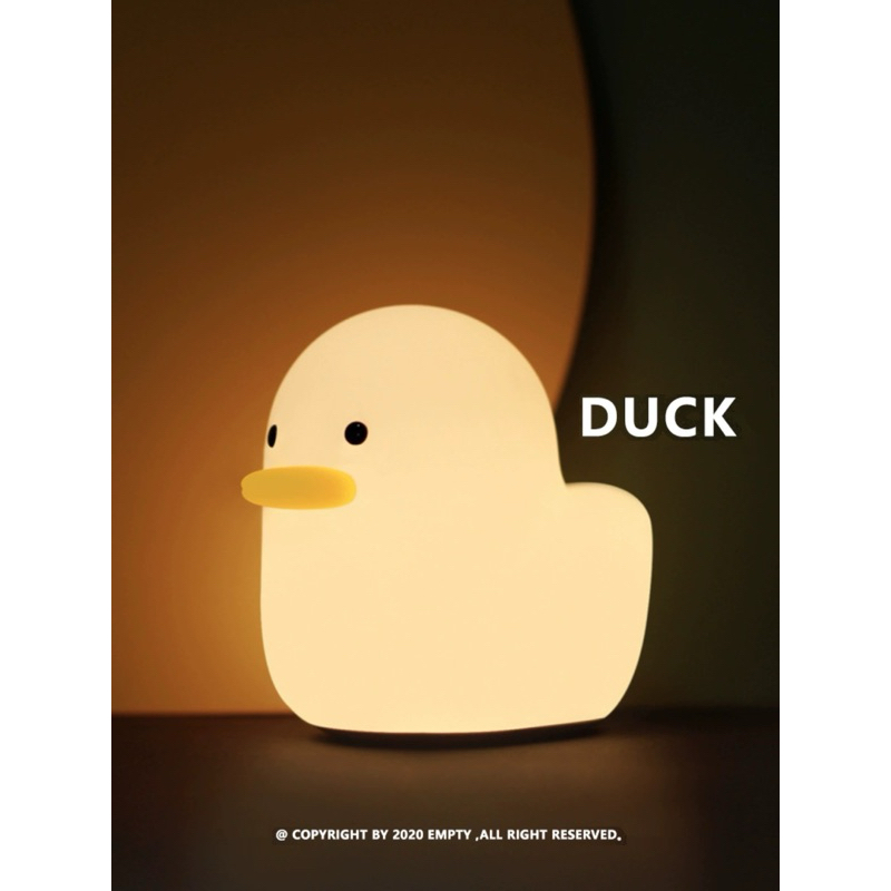 MUID | Dull Duck Sleep Lamp 呆呆鴨入眠燈 矽膠夜燈 光感助眠 | 蝦皮購物