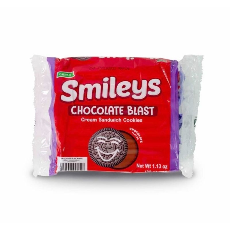 Smileys Chocolate Blast Cream Sandwich Cookies 巧克力夾心餅乾 320g | 蝦皮購物