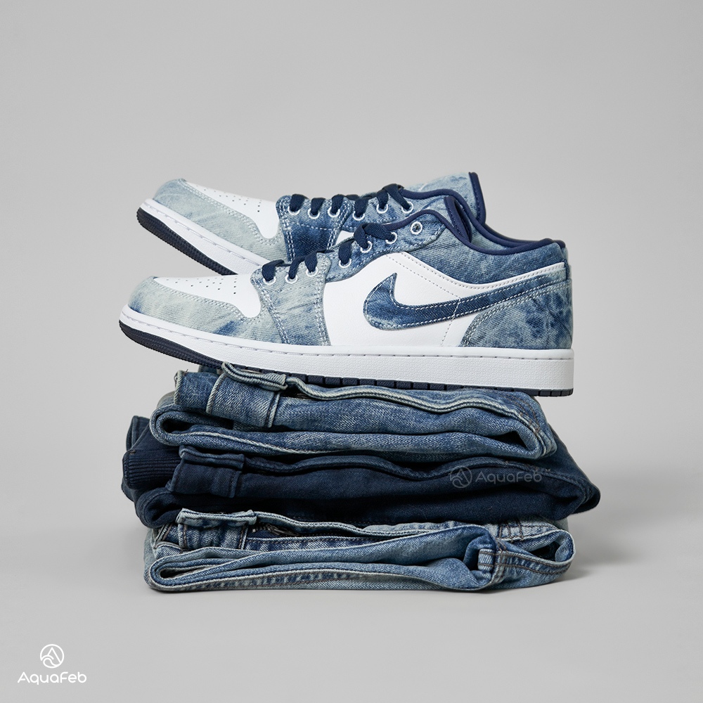 Nike Air Jordan 1 Low Washed Denim 男 水洗丹寧 AJ1 休閒鞋 CZ8455-100 | 蝦皮購物