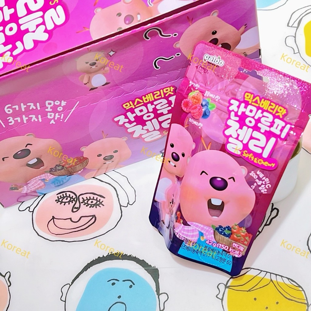 韓國Paldo 綜合莓果維他命C軟糖 一小包42g | 蝦皮購物