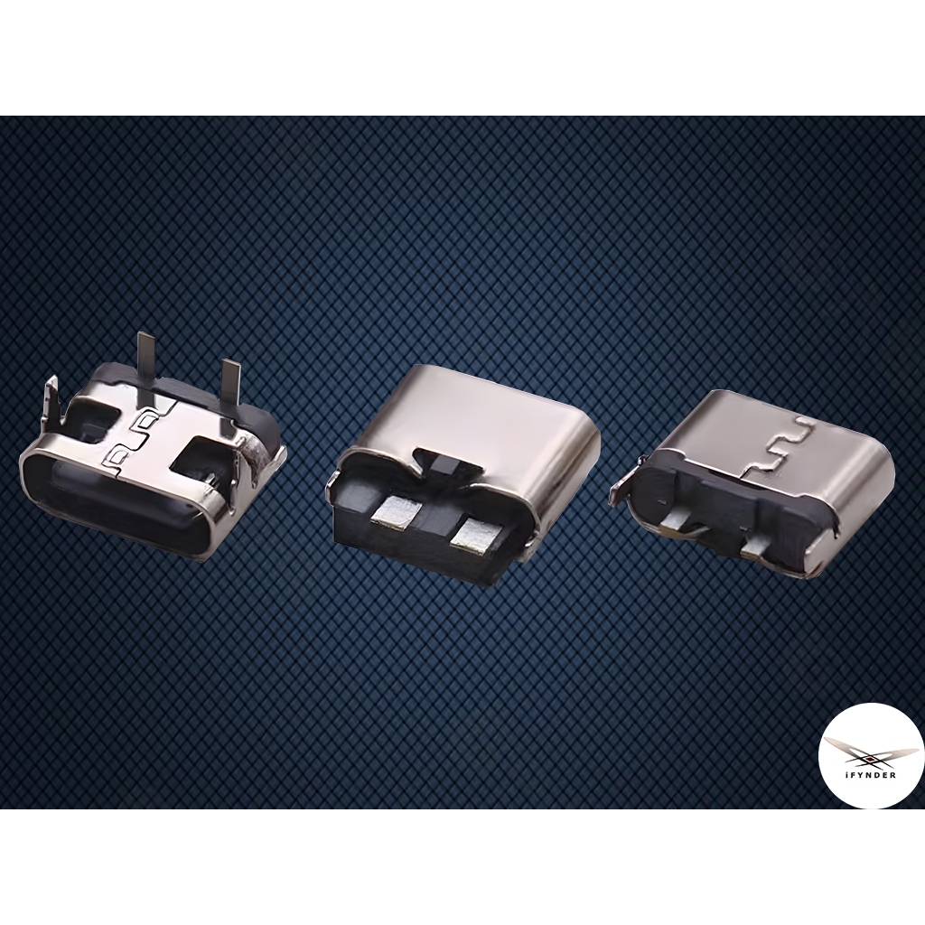 【洋將】(5個) USB3.1 TYPE-C 2P/2腳 母座 正負充電腳位 焊線式/臥式直插/插板式 DIY T2$K | 蝦皮購物