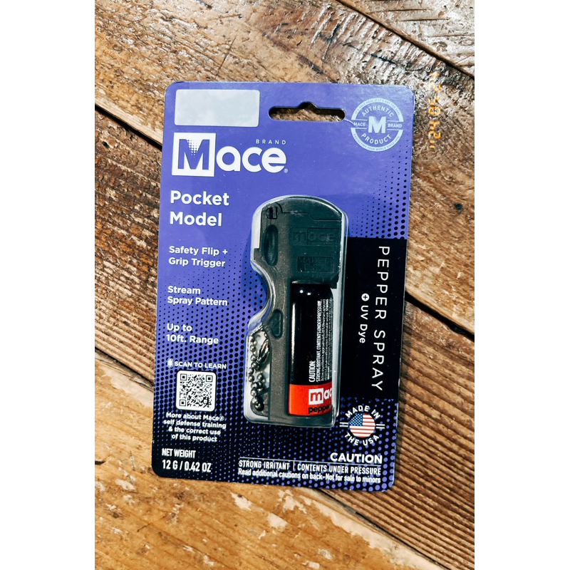 美國MACE PepperGard Pocket Pepper Spray口袋型辣椒噴霧器(含UV辨識劑) (水注狀) | 蝦皮購物