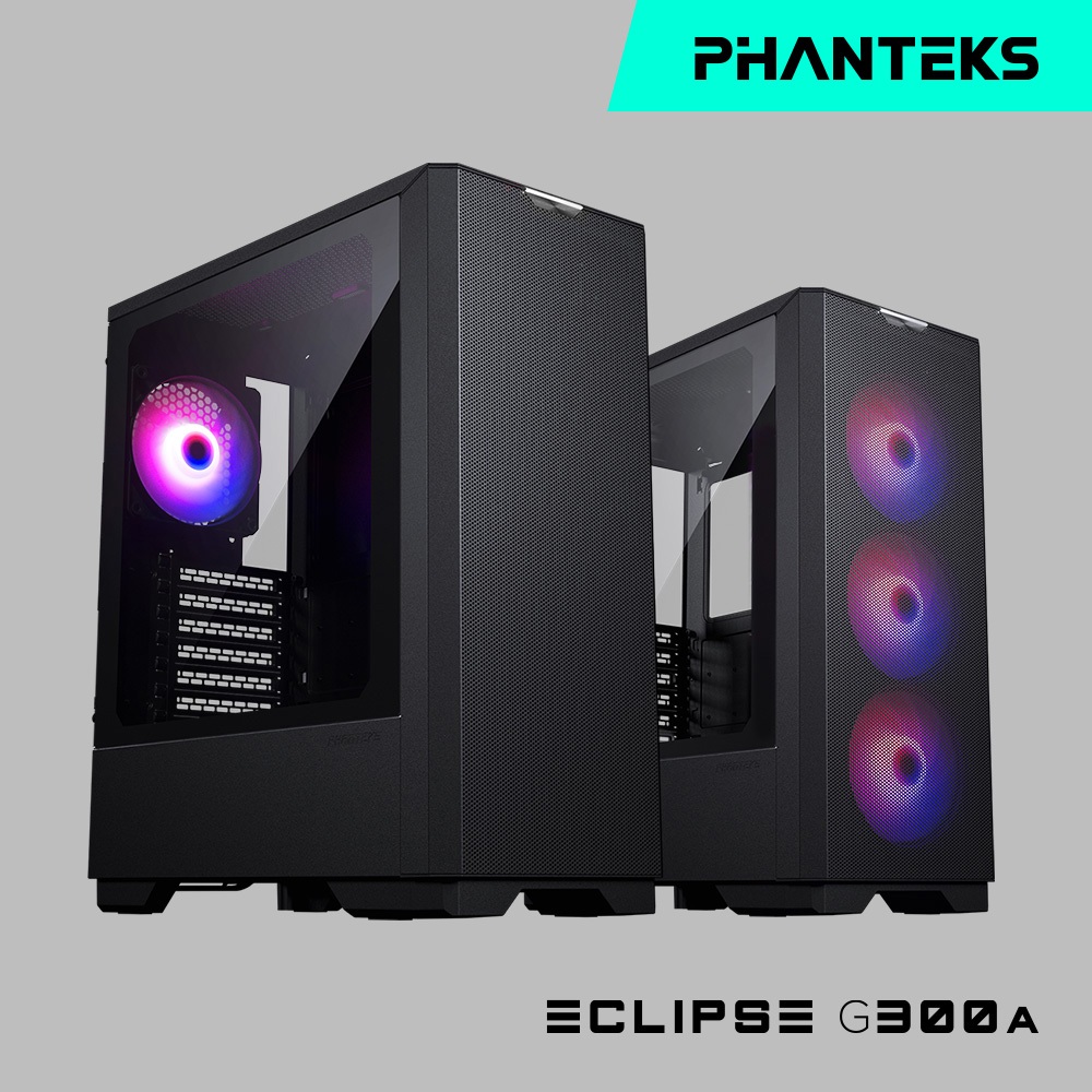 Phanteks 追風者 Eclipse G300A中塔機殼/鋼化玻璃/RGB/ATX/預裝3風扇/單風扇 | 蝦皮購物