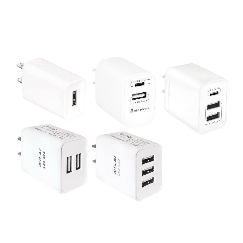 【Dr.AV聖岡科技】多孔智能充電器【呆森選物】PD QC USB 快充 可充電 通用國際電壓 平板/手機 BSMI認證 | 蝦皮購物