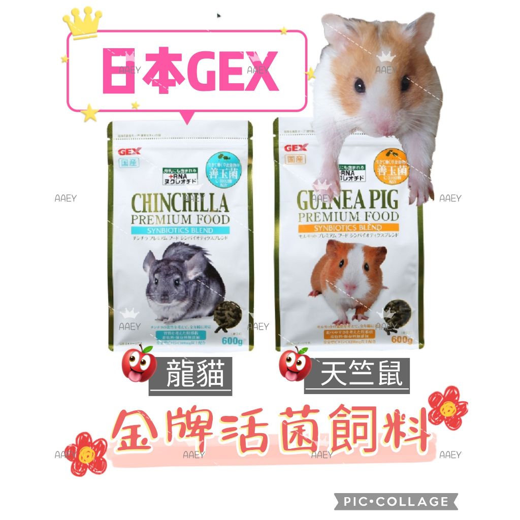 現貨 GEX 金牌C3102活菌龍貓料 金牌活菌天竺鼠料600g 日本進口嚴選 | 蝦皮購物