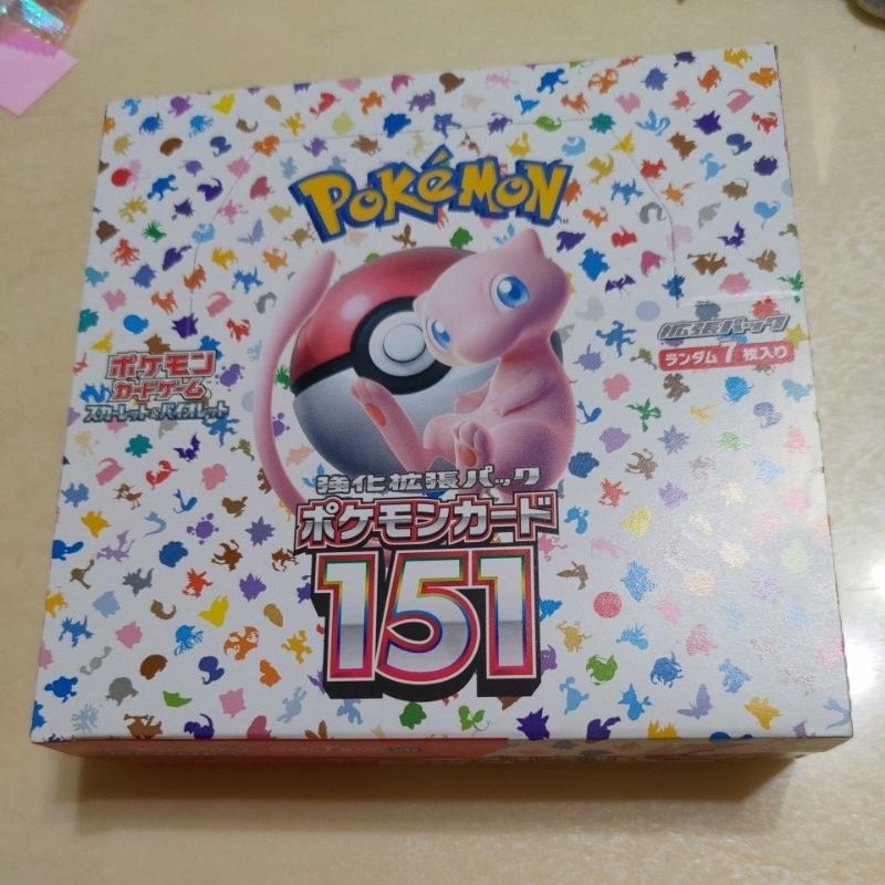 PTCG 151 日版 無封膜 未拆封 現貨 寶可夢集換式卡牌 日本中心 補充包 補充盒 卡盒 卡包 日文版 | 蝦皮購物
