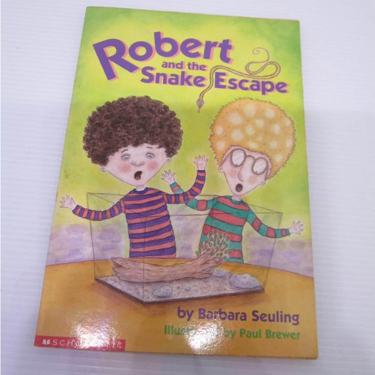 「二手書」 Scholastic Robert and the Snake Escape 英文讀本 Seuling | 蝦皮購物