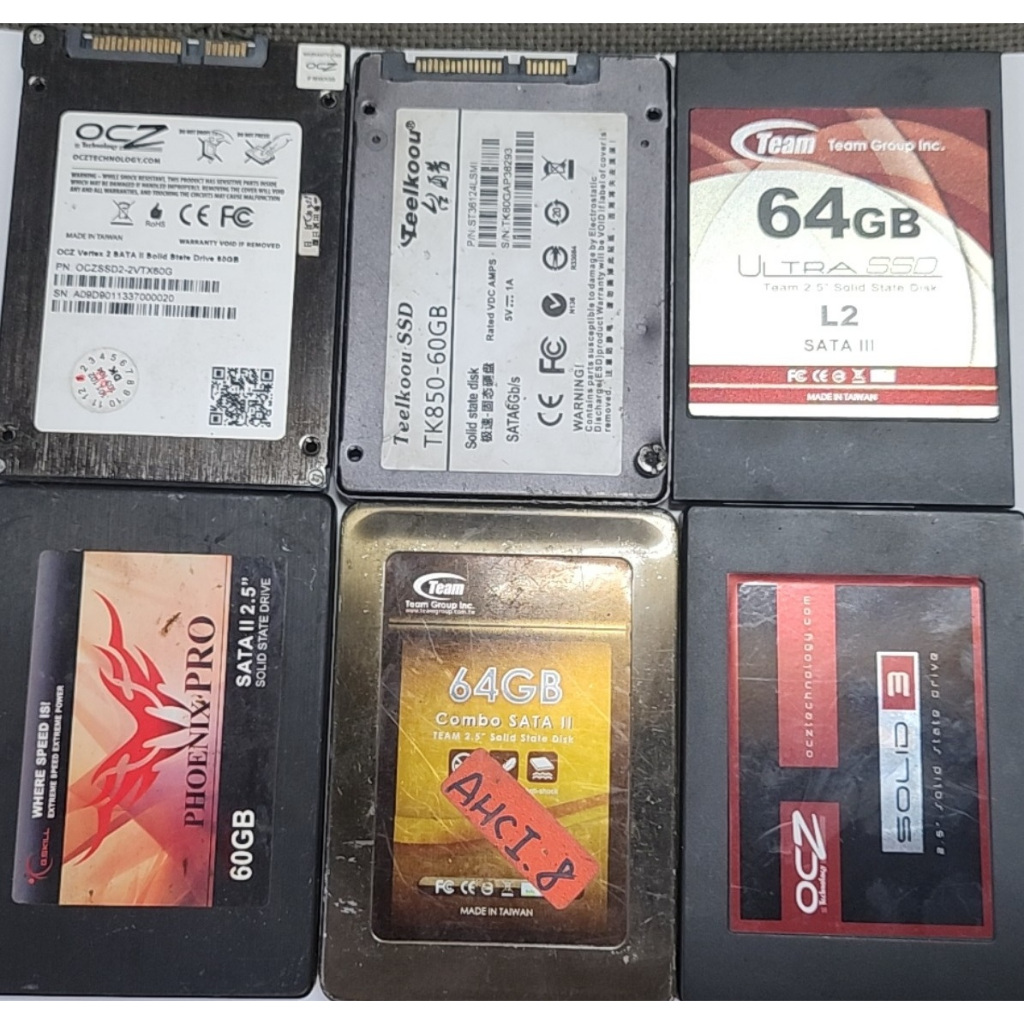 含稅 各大廠牌 固態硬碟 SSD 60GB 60G 保固一個月 06H925 | 蝦皮購物