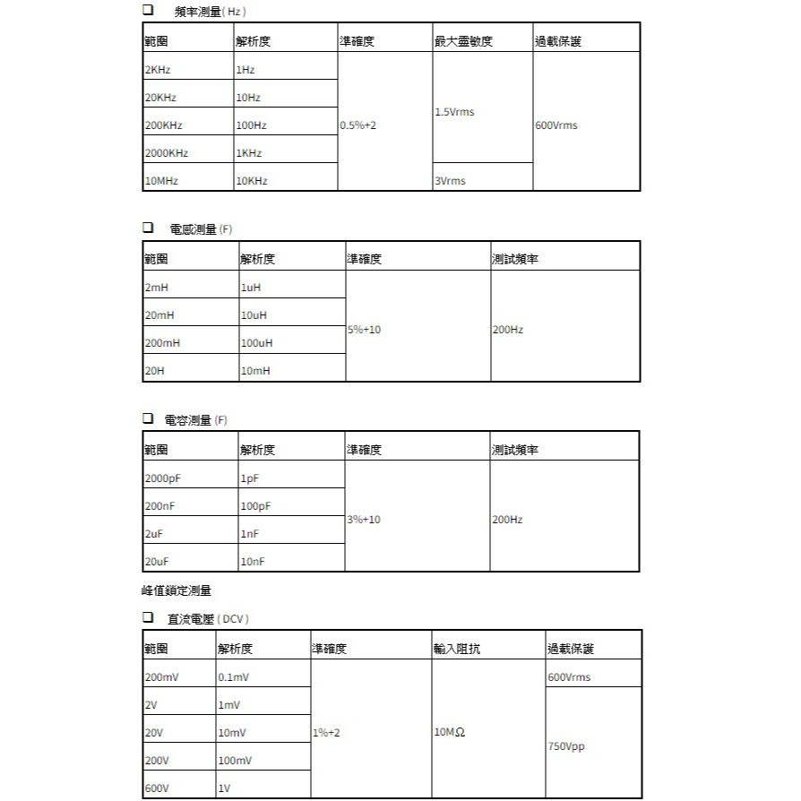 TECPEL 泰菱 》 泰仕 TES-2712 LCR 數位式電錶 LCR表 三用電表 電阻 電容 電感 | 蝦皮購物